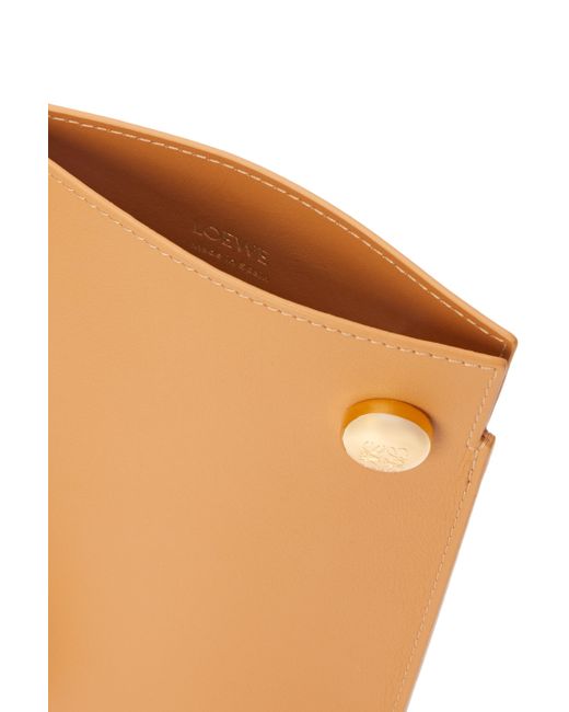 Loewe Pebble Dice Pocket In Classic Calfskin in White | Lyst UK