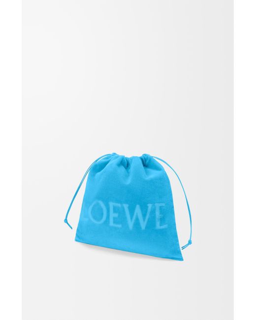 Loewe Medium Drawstring Pouch in Blue | Lyst