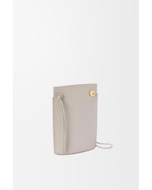 Loewe Pebble Dice Pocket In Classic Calfskin in White | Lyst UK