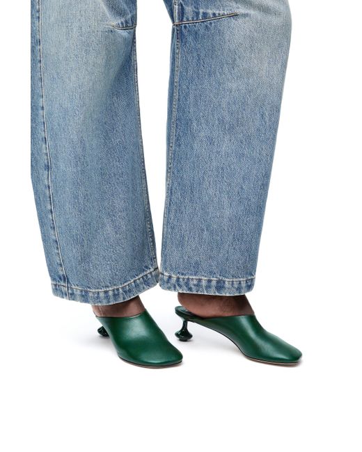 Loewe Luxury Toy Mule In Goatskin in Blue | Lyst