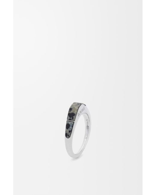 Loewe Luxury Stirrup Ring In Sterling Silver | Lyst