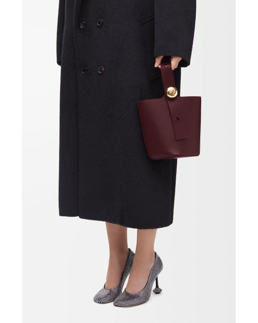 Loewe Mini Pebble Bucket in Black | Lyst
