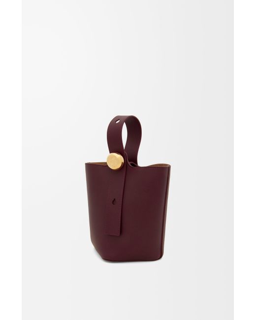 Loewe Mini Pebble Bucket in Red | Lyst UK