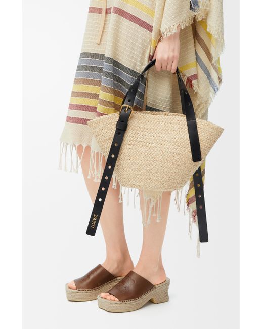 Loewe Small Punch Hole Basket in Natural | Lyst