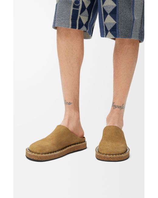 Loewe Rivet Mule in Blue for Men | Lyst