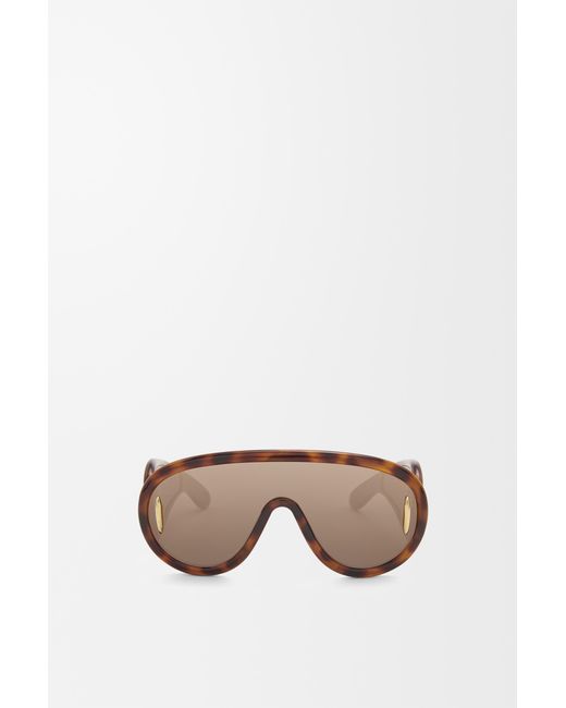 Loewe Wave Mask Sunglasses For in White | Lyst UK