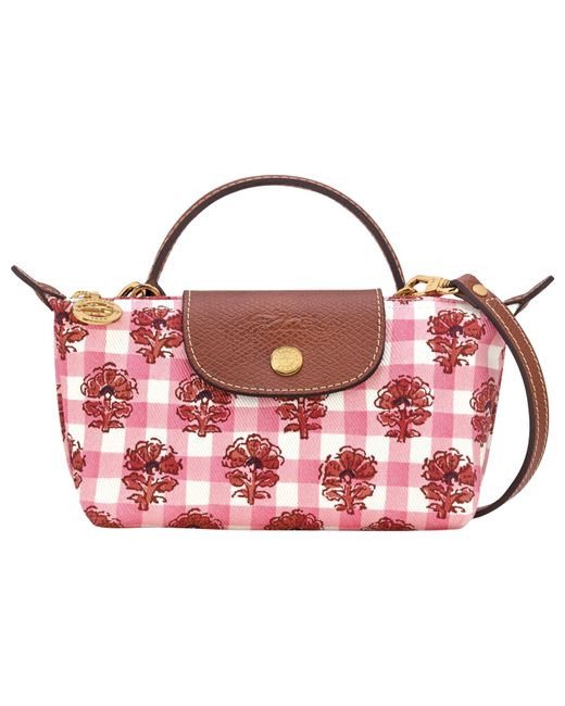 Longchamp Pouch Xs Le Pliage Collection in Red | Lyst