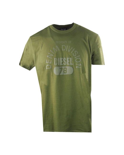 DIESEL Property Of Denim Division T-Shirts in Green for Men | Lyst UK