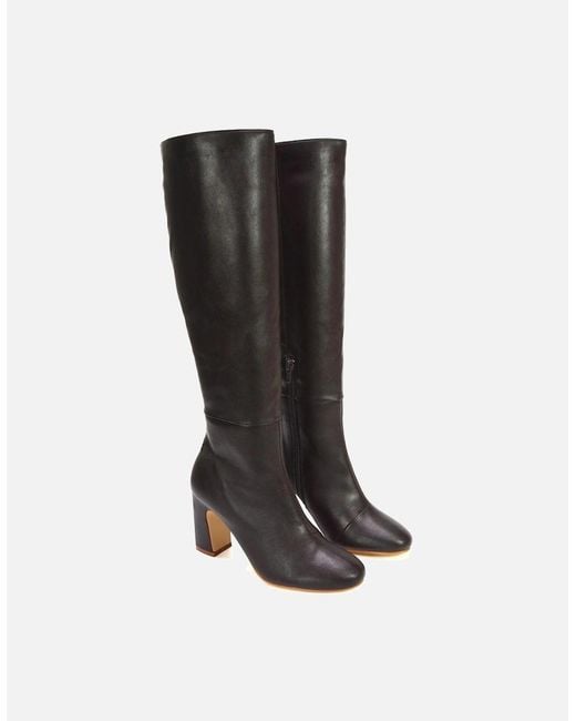 XY London Ladies Lillia Knee-High Boots in Black | Lyst UK