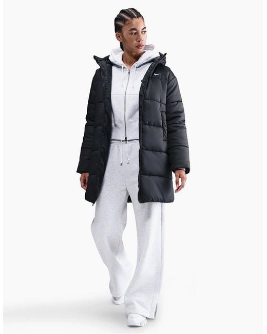 Nike Classic Puffer Therma Fit Loose Parka in Blue | Lyst UK