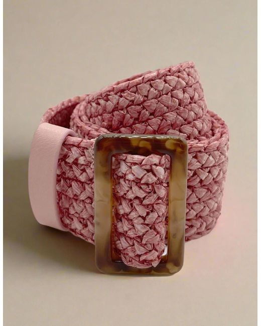 Nooki Design Mimi Woven Belt in Pink | Lyst UK