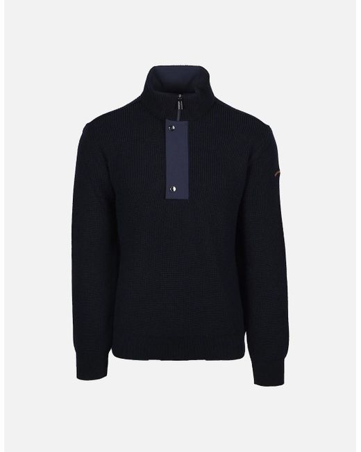 Paul & Shark Half Zip Knitwear in Blue for Men | Lyst UK