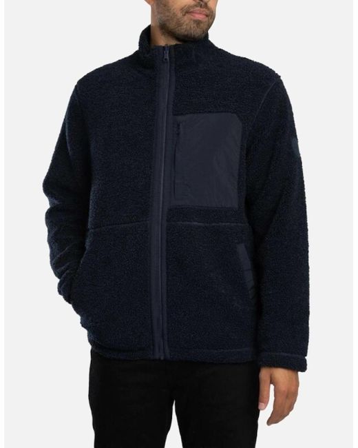 GANT Reversible Fleece in Blue for Men | Lyst UK