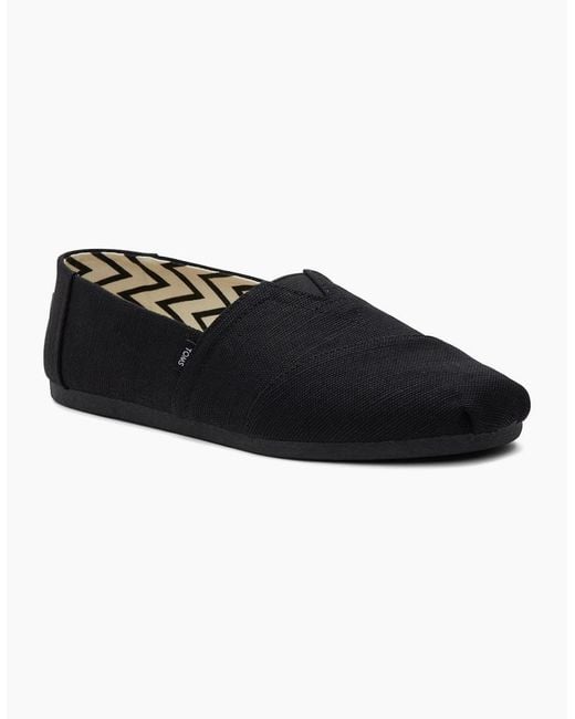 TOMS Alpargata Slip On Shoes in Black for Men | Lyst UK