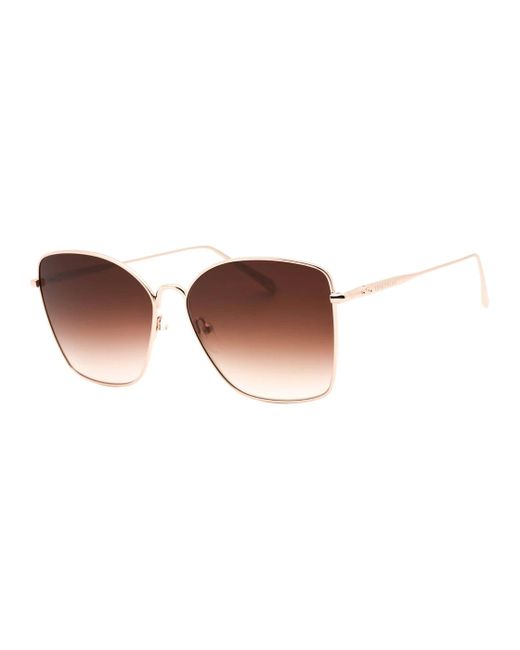 Longchamp Gradient Lens Rose Sunglasses in Brown | Lyst UK