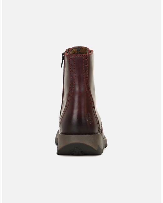 Fly London Sarl Biker Boots in Brown | Lyst UK