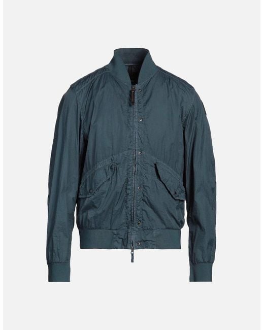 Parajumpers Novak Dark Avio Bomber Jacket in Blue for Men | Lyst UK