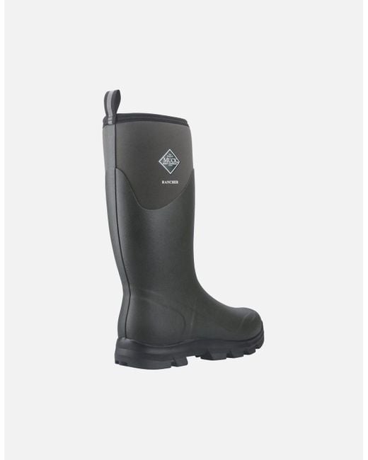 Muck Boot S Rancher Rubber Dusty/ Winter Knee High Boots in Black for ...