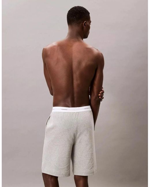 Calvin Klein Sleep Short Heather in Brown for Men | Lyst UK
