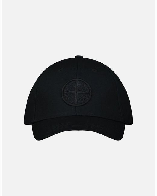 Stone Island Baseball Cap in Black for Men | Lyst UK