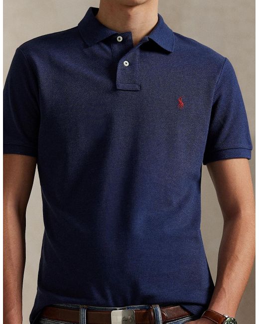 Polo Ralph Lauren Ralph Lauren Iconic Mesh Polo Shirt in Blue for Men | Lyst UK
