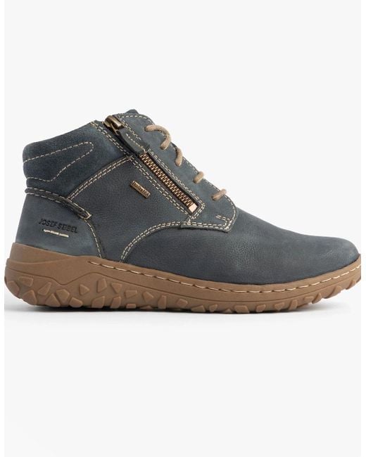 Josef Seibel Ruby 54 Ladies Boots in Grey | Lyst UK