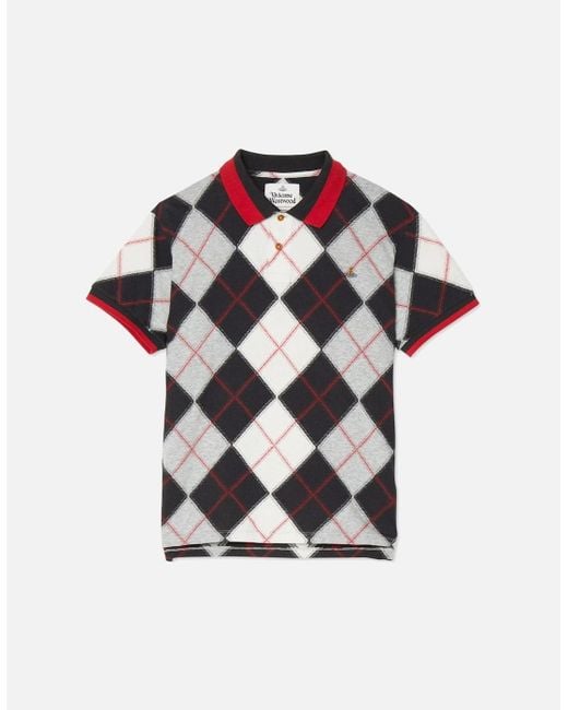 Vivienne Westwood Chequered Colour Classic Argyle Polo Shirt for Men ...