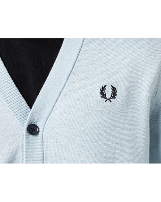 Fred Perry Light Ombre Dark Cardigan in Blue for Men | Lyst UK