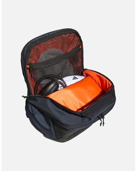adidas Contrast Recycled Polyester Backpack in Blue | Lyst UK