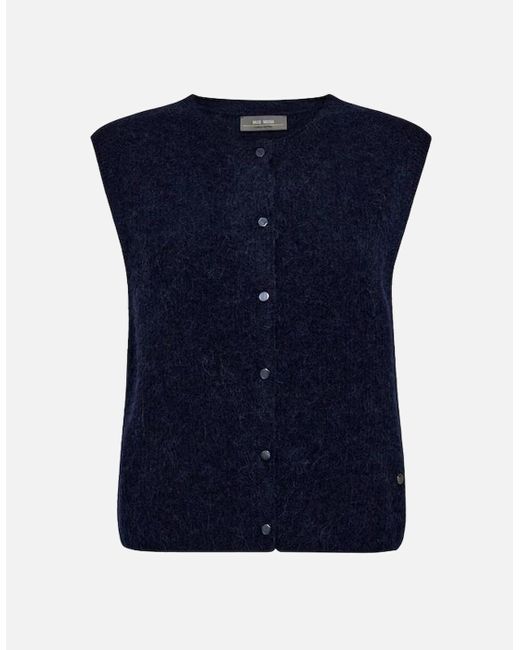 Mos Mosh Mm Almine Thora Knit Vest in Blue | Lyst UK