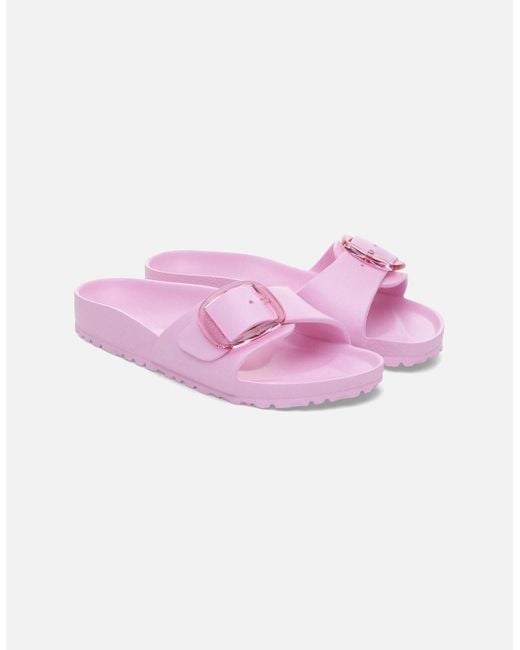 Birkenstock Madrid Eva Big Buckle Fondant Sandals in Pink | Lyst UK
