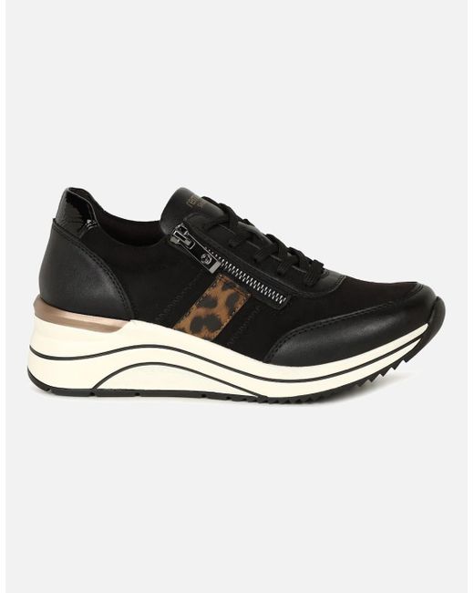 Remonte Ascent Trainers in Black | Lyst UK