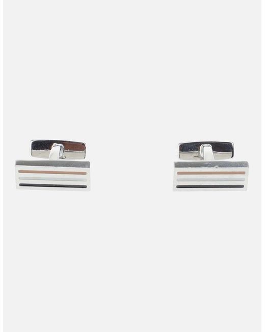 BOSS B-Iconic Cufflinks in Metallic for Men | Lyst UK