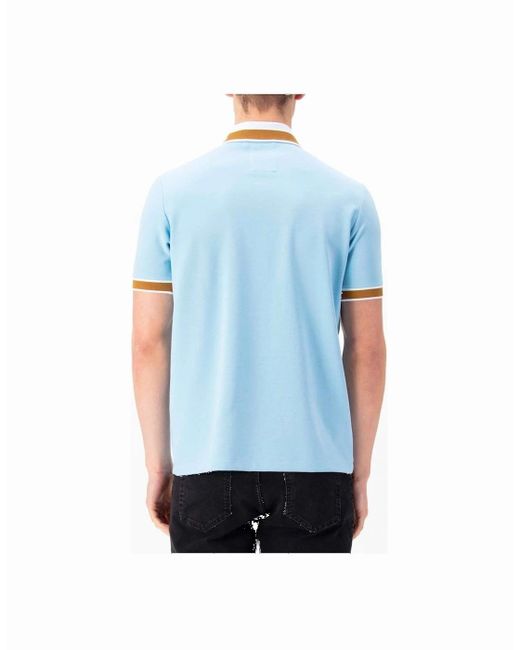 Luke 1977 Luke Makati Detailed Polo Shirt Sky in Blue for Men | Lyst UK