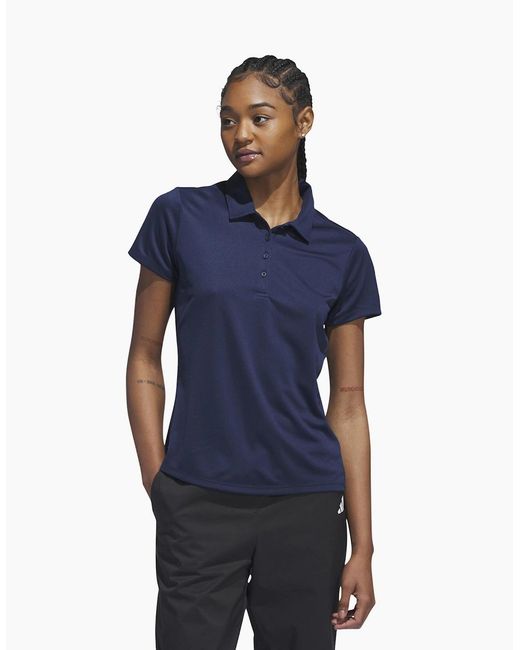 adidas Ladies Performance Polo Shirt in Blue | Lyst UK