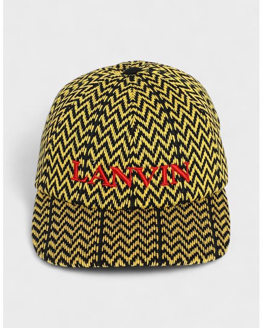 Lanvin X Future Curb Baseball Cap in Metallic for Men | Lyst UK