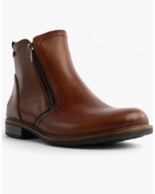 Rieker 74850-25 Boots in Brown | Lyst UK