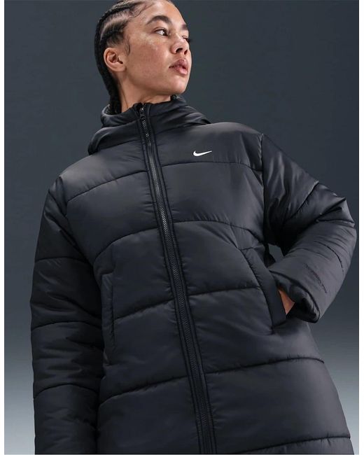 Nike Classic Puffer Therma Fit Loose Parka in Blue | Lyst UK