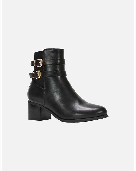 XY London Ladies Tabitha Block Heel Chelsea Boots in Black | Lyst UK