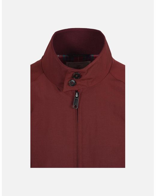 Baracuta G9 Harrington Jacket Burgundy in Red for Men | Lyst UK