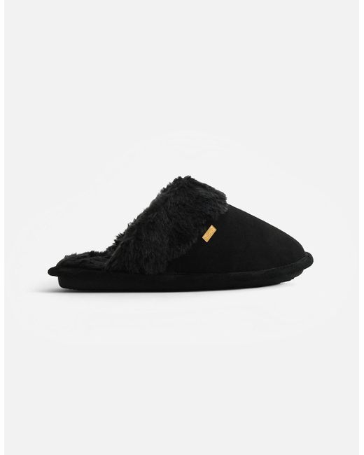 HUNTER Mule Slipper in Black | Lyst UK