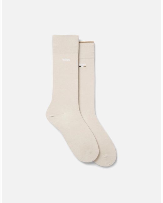 BOSS Boss 2P Rs Iconic Logo Cc Socks 270 L in White for Men | Lyst UK