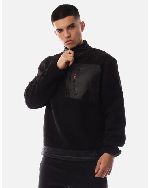 Cruyff Retina Half-Zip Fleece in Black for Men | Lyst UK