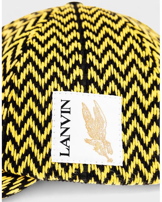 Lanvin X Future Curb Baseball Cap in Metallic for Men | Lyst UK