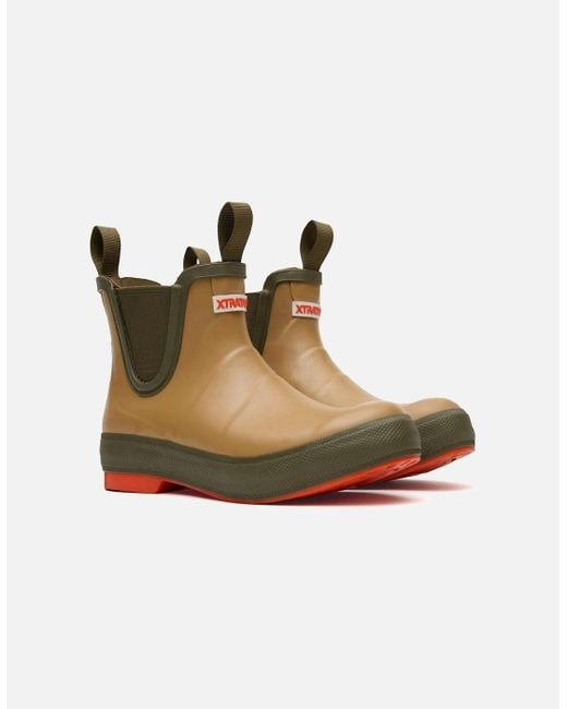 XtraTuf Legacy Deck Boot Rubber Sahara Wellington Boots in Brown | Lyst UK