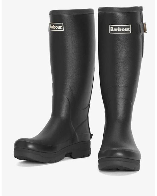 Barbour Tempest Tall Welly Bk31 in Black for Men | Lyst UK