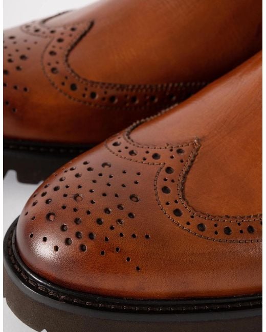 Oliver Sweeney Harby Milled Leather Chelsea Boots in Brown for Men ...