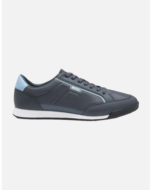 BOSS Boss Nitan Trainer in Blue for Men | Lyst UK