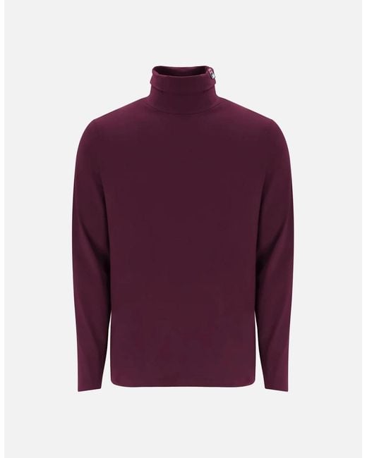 Fila 19Th Classic Roll Neck T-Shirt Fig in Purple for Men | Lyst UK