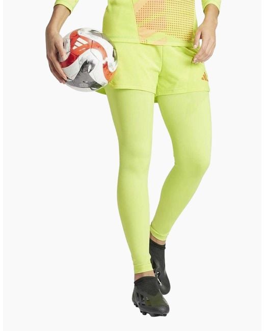 adidas Ladies Tiro 24 Fitted Leggings in Green | Lyst UK
